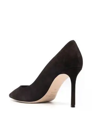 JIMMY CHOO Romy 85mm Suede Pumps - Brown