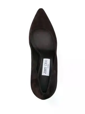 JIMMY CHOO Romy 85mm Suede Pumps - Brown
