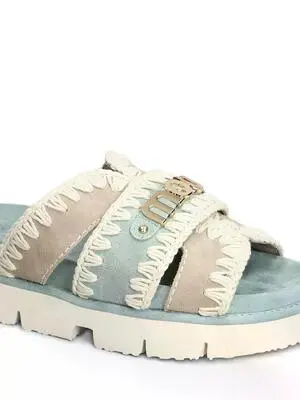 Mou Bio Suede Sandals