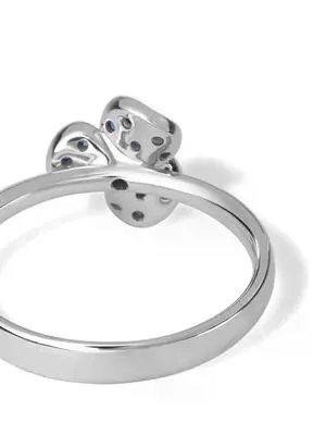 LEO PIZZO 18k White Gold Sapphire Ring - Silver