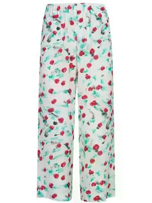 Marni Floral Pants For Women