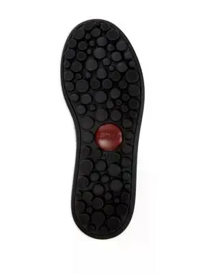 Camper Pelotas Ariel Distressed Leather Sneakers - Grey