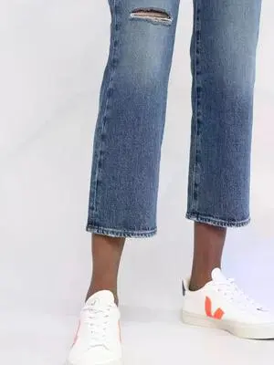 7 For All Mankind High-rise Cropped Logan Jeans