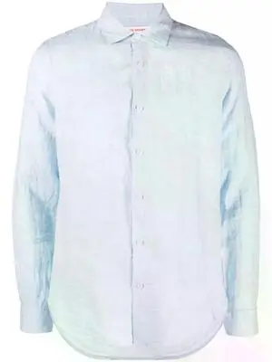 Orlebar Brown Linen Shirt - Blue