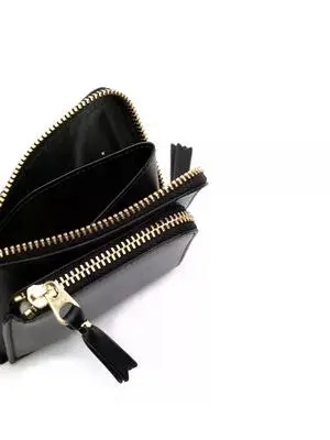Comme Des Garçons Small Leather Cardholder - Black