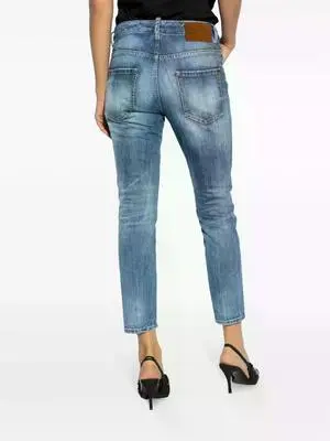 Dsquared2 Logo-patch Cotton Jeans