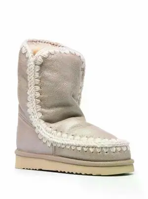Mou 24 Metallic Boots - Neutrals