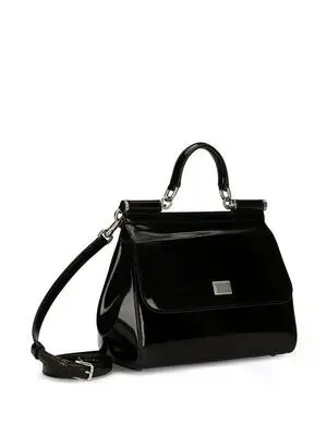 Dolce & Gabbana Large Sicily Top-handle Bag - Black