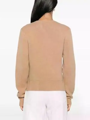 TOTEME Cropped Crew-neck Sweater