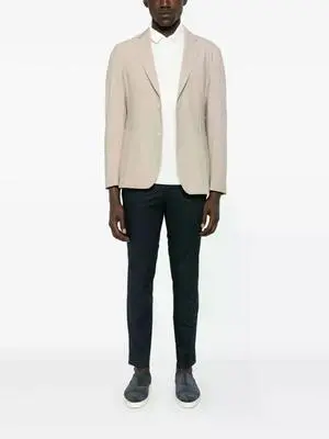 Incotex Poplin Trousers - Blue