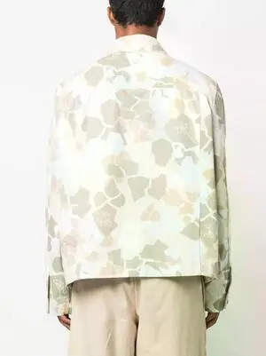 OBJECTS IV LIFE Camouflage-pattern Denim Jacket - Neutrals