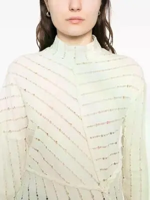 CHIAHUNG SU Long-sleeved High Neck Top