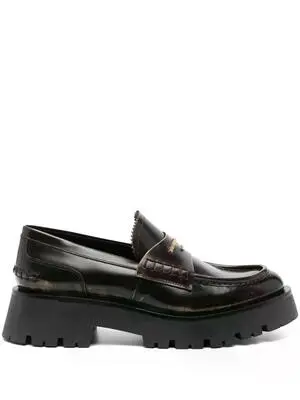 Alexander Wang Carter 45mm Mid-heel Leather Loafers