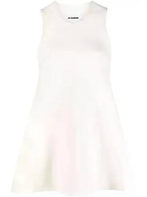 JIL SANDER Cropped Sleeveless Blouse