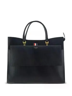 Thom Browne Large Duet Tote Bag - Black