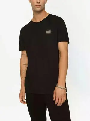 Dolce & Gabbana Logo-plaque Cotton T-shirt