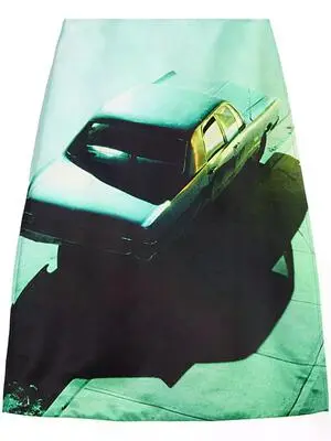 JIL SANDER Printed Satin Skirt