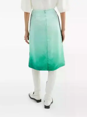JIL SANDER Printed Satin Skirt