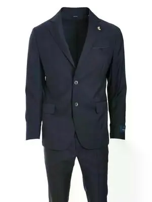 TOMBOLINI Virgin Wool Suit - Blue
