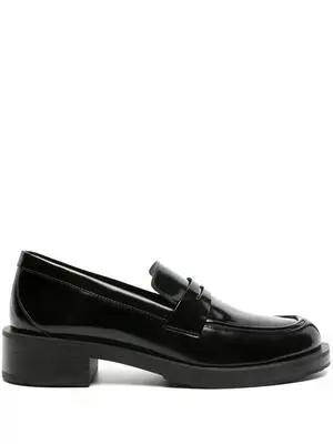 STUART WEITZMAN Palmer Bold Leather Loafers