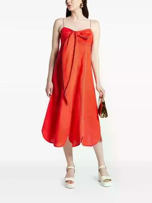 Farm Rio Linen Midi Dress