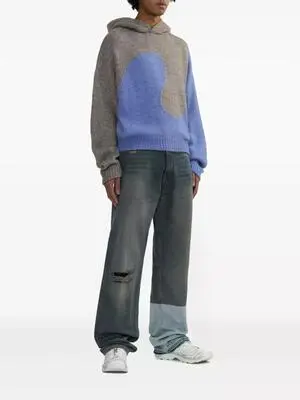 ERL Two-tone Hooded Jumper