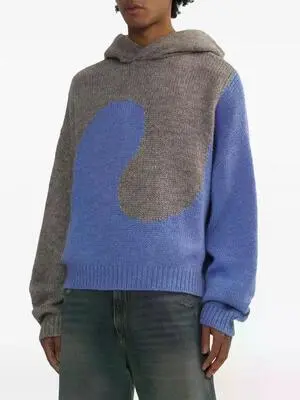 ERL Two-tone Hooded Jumper
