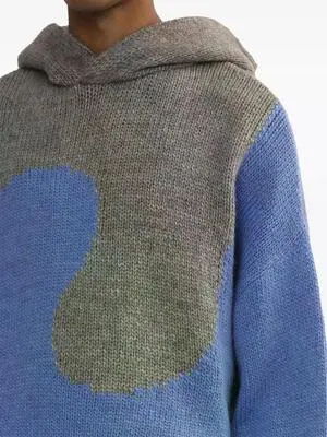 ERL Two-tone Hooded Jumper