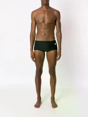 AMIR SLAMA Logo-patch Swimming Shorts