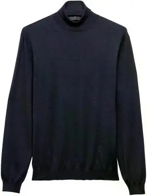 Prada Roll-neck Sweater - Blue
