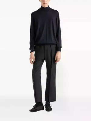 Prada Roll-neck Sweater - Blue