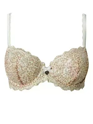 TWINSET Animal Print Underwired Bra - Neutrals