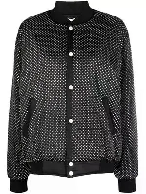 P.a.r.o.s.h Crystal-embellished Press-stud Bomber Jacket