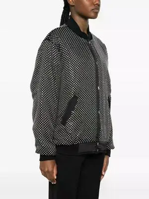 P.a.r.o.s.h Crystal-embellished Press-stud Bomber Jacket