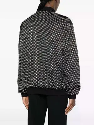 P.a.r.o.s.h Crystal-embellished Press-stud Bomber Jacket
