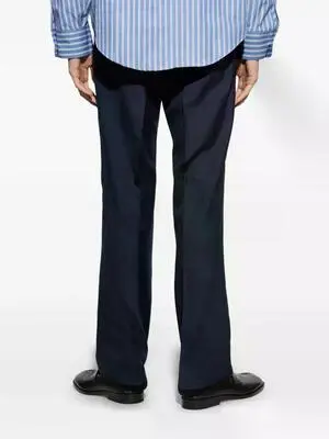 AMI Paris Tapered Pressed-crease Trousers