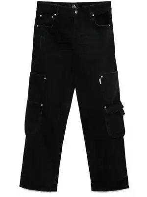 REPRESENT R3 Workshop Straight Leg Jeans - Black
