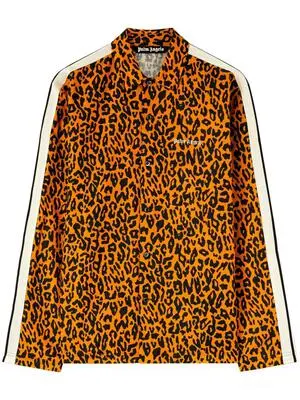Palm Angels Cheetah-print Track Shirt