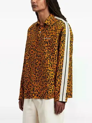 Palm Angels Cheetah-print Track Shirt