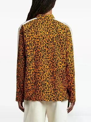 Palm Angels Cheetah-print Track Shirt