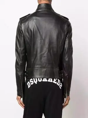 Dsquared2 Leather Biker Jacket