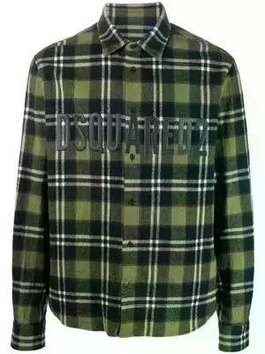 Dsquared2 Plaid-print Flannel Shirt
