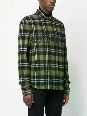 Dsquared2 Plaid-print Flannel Shirt