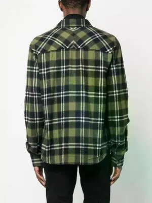 Dsquared2 Plaid-print Flannel Shirt