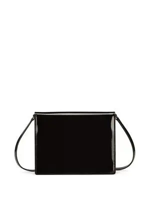Dolce & Gabbana Logo Leather Crossbody Bag - Black