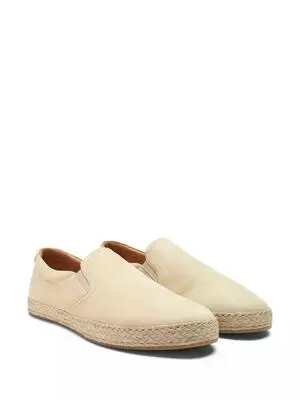 SCAROSSO Leather Espadrilles