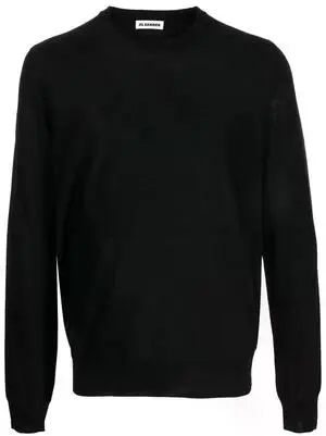 JIL SANDER Crew Neck Virgin Wool Jumper
