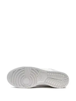 Nike Dunk High Plaid Sneakers - Grey