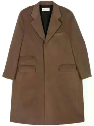 Saint Laurent Single-breasted Long Coat