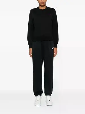 A.p.c. Flocked-logo Sweatshirt